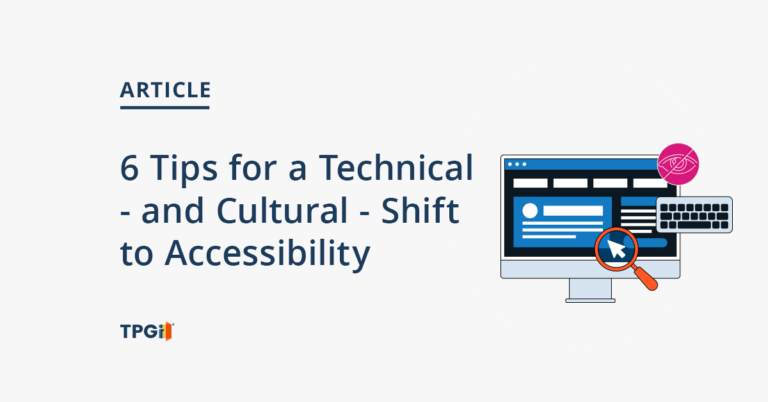 TPGi - Your Digital Accessibility Solutions Partner!
