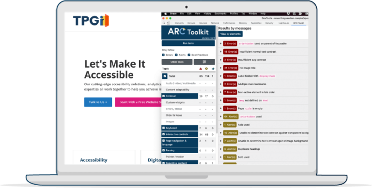 ARC Toolkit - Page-Level Testing - TPGi